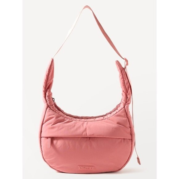 Athleta | Bags | Athleta All About Small Crossbody Hobo Bag Natural ...